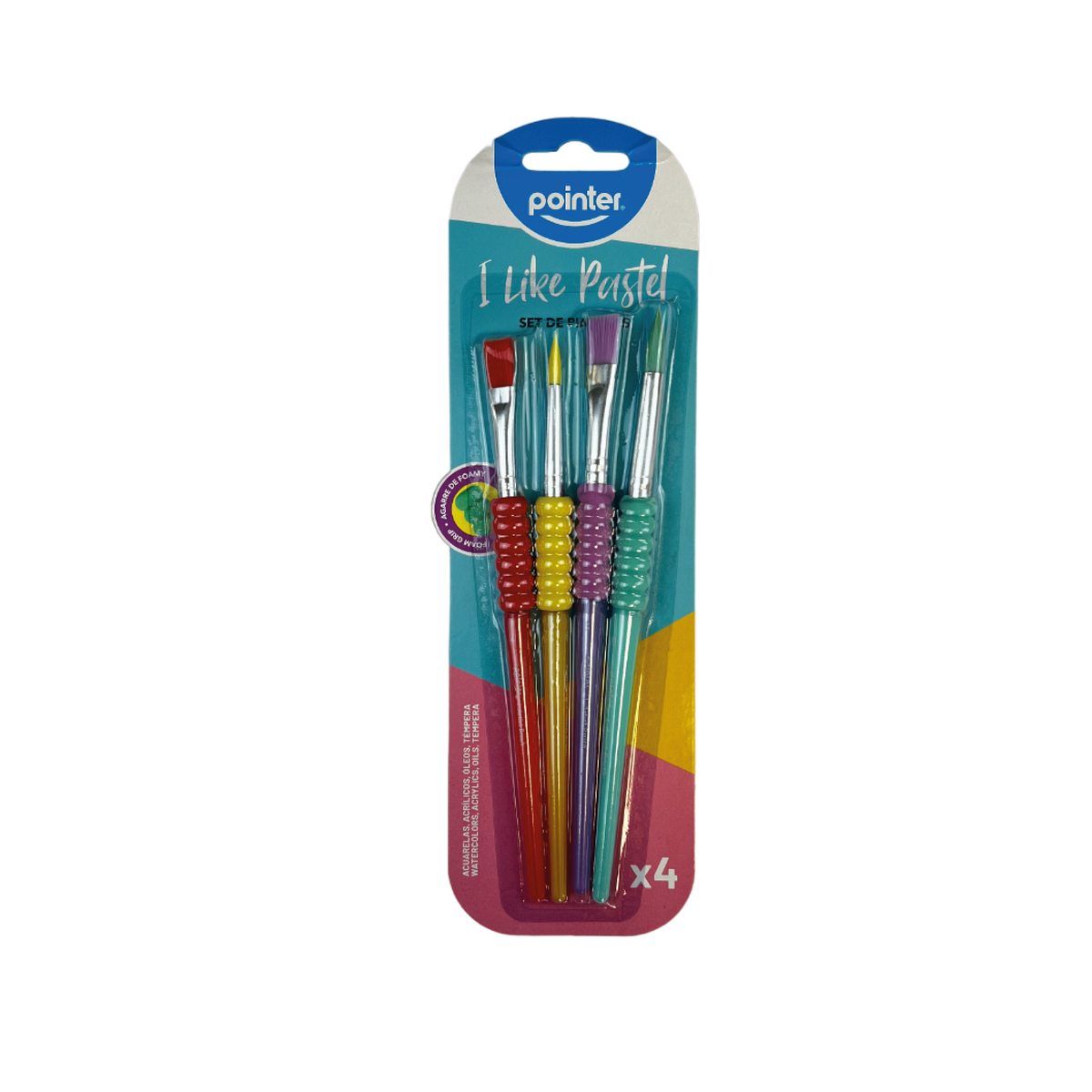 SET DE PINCELES I LIKE PASTEL - POINTER – Insumos con Amor