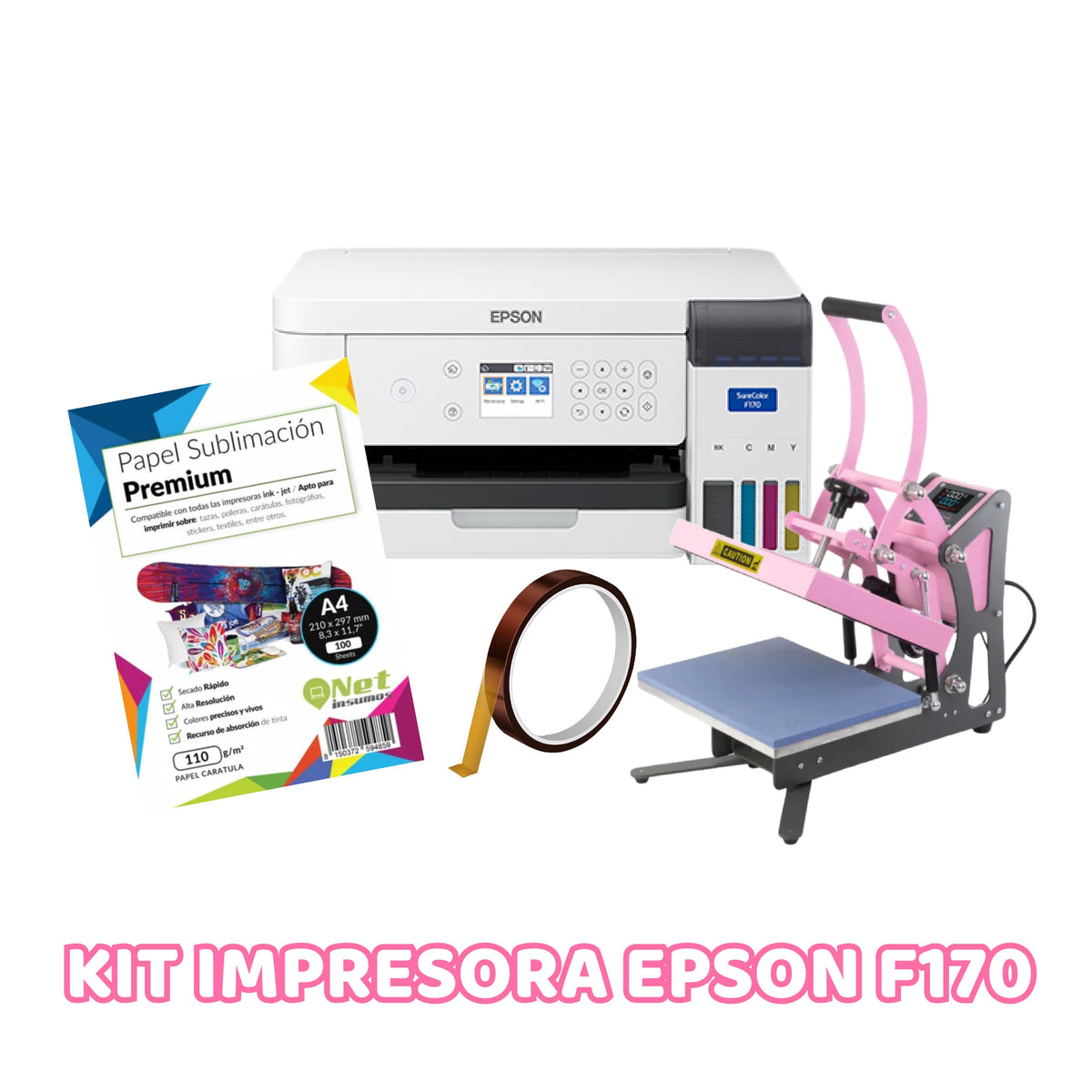 KIT IMPRESORA EPSON F170 (TE REGALAMOS TALLER PRESENCIAL O VIRTUAL DE ...
