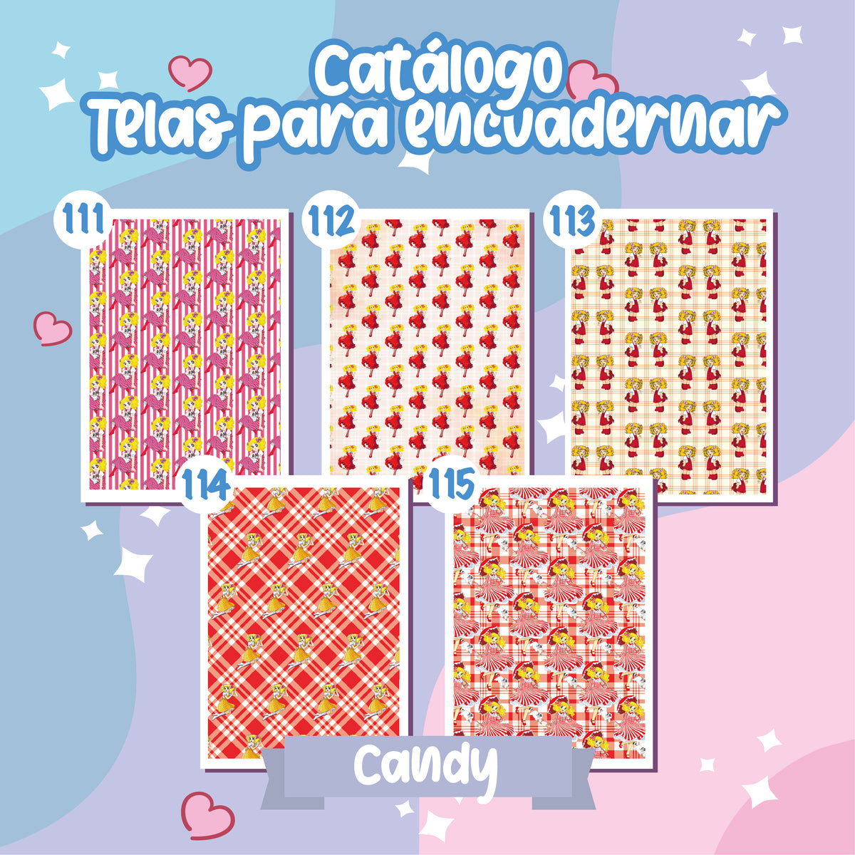 CATÁLOGO CANDY - TELA ESTAMPADA A3 – Insumos con Amor