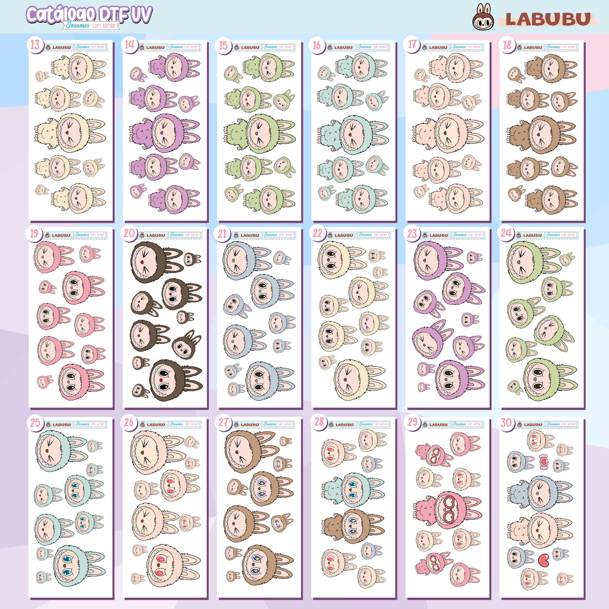 DTF UV - LABUBU – Insumos con Amor