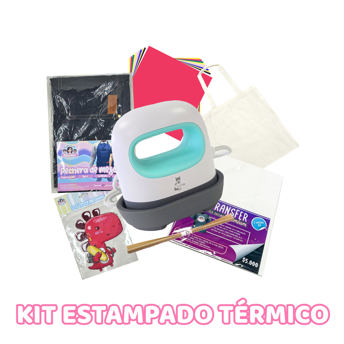 KIT ESTAMPADO TÉRMICO (INCLUYE REGALO) – Insumos con Amor