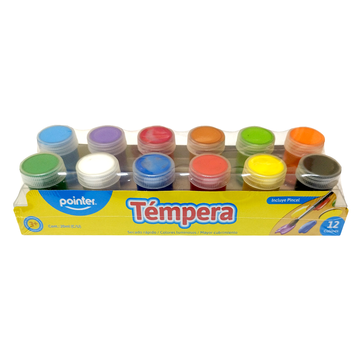 TÉMPERA 12 COLORES - POINTER – Insumos con Amor