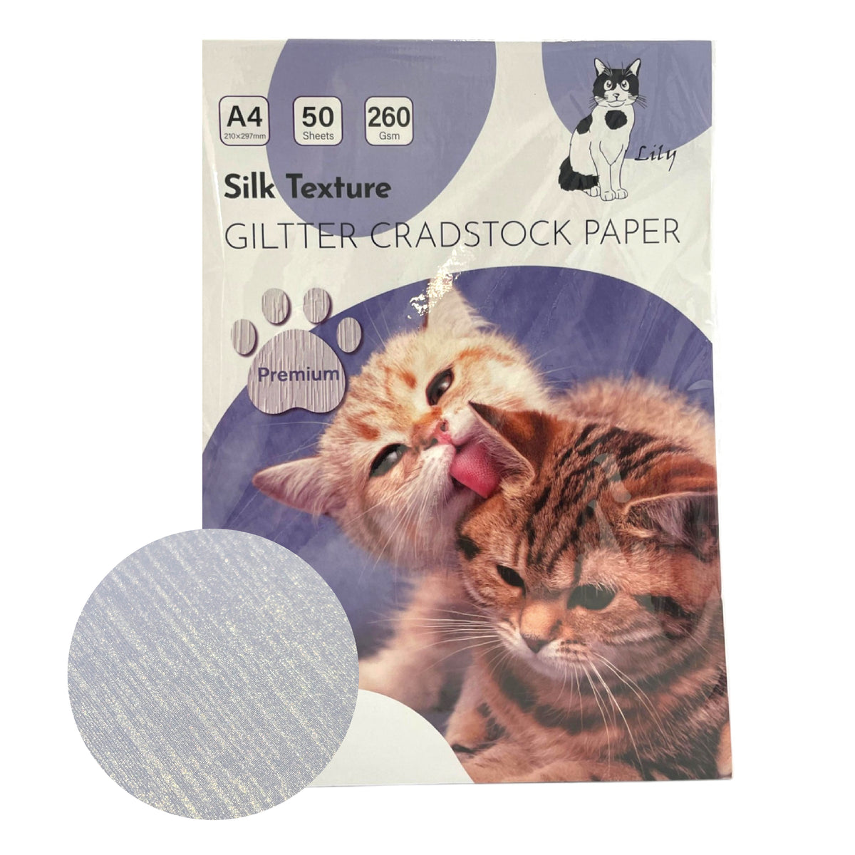 GLITTER CARDSTOCK PAPER LILY - SILK TEXTURE – Insumos con Amor