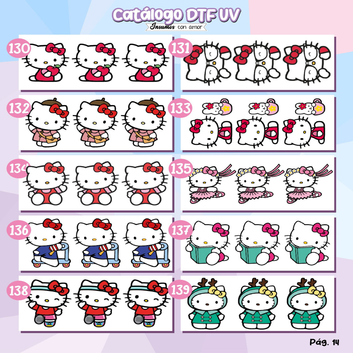 DTF UV PARA SUPERFICIES HELLO KITTY – Insumos con Amor